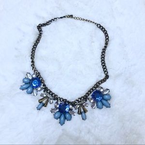 Jewelry | Blue Gemstone Statement Necklace | Poshmark
